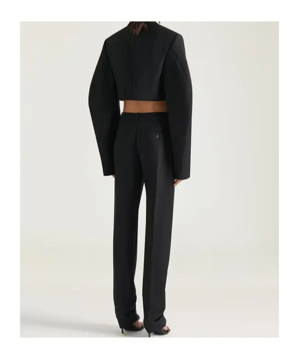Givenchy Skinny Pants In Wool And Mohair