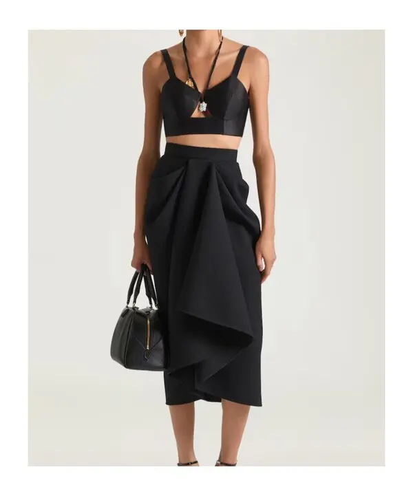Givenchy Bra Top In Satin
