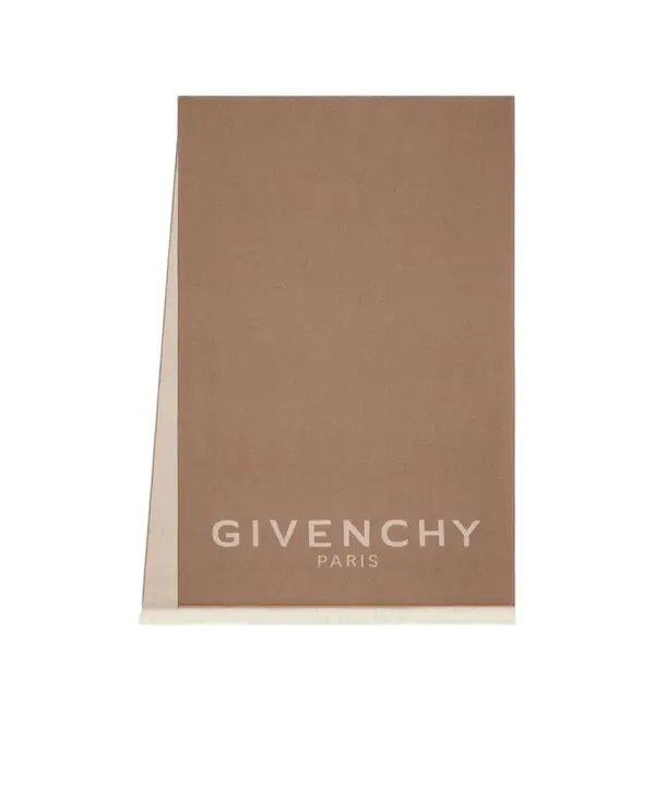 Givenchy Paris Scarf In Wool And Cashmere