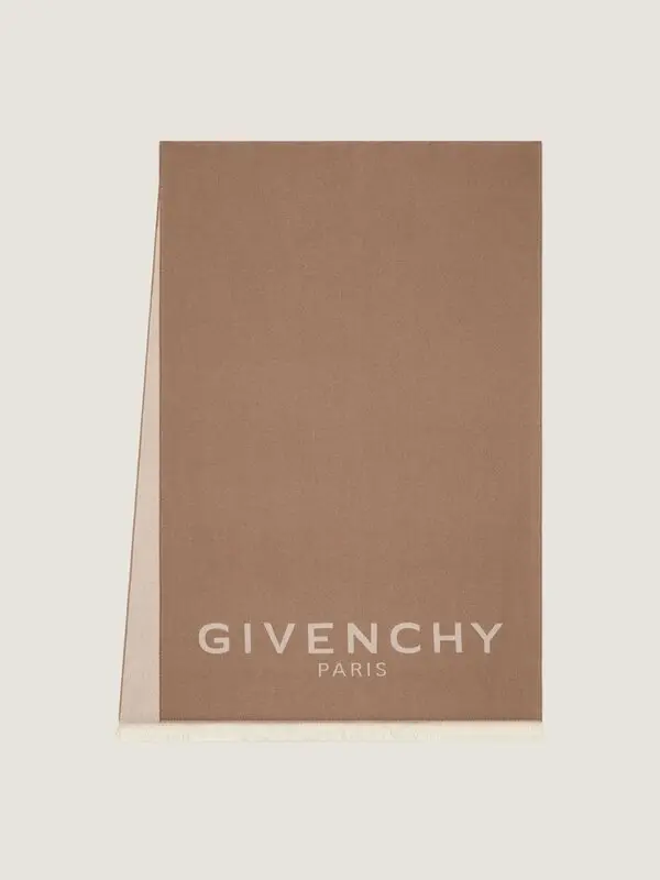 Givenchy Paris Scarf In Wool And Cashmere