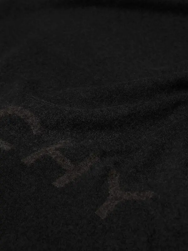 Givenchy Paris Scarf In Wool And Cashmere