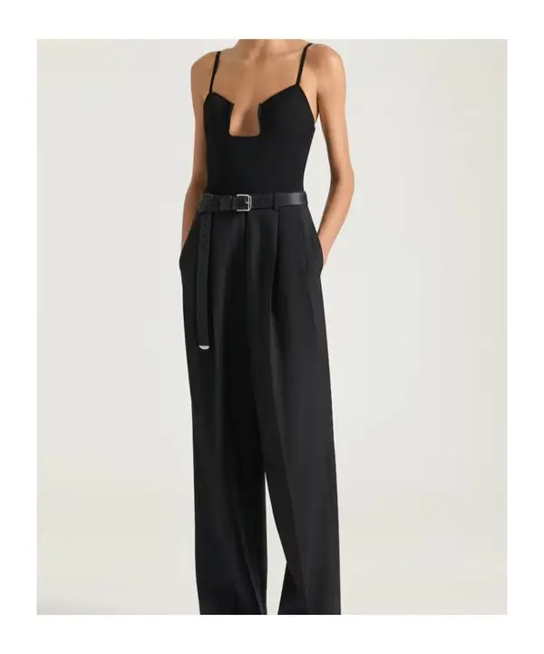 Givenchy Cutaway Bodysuit In Engineered Knit