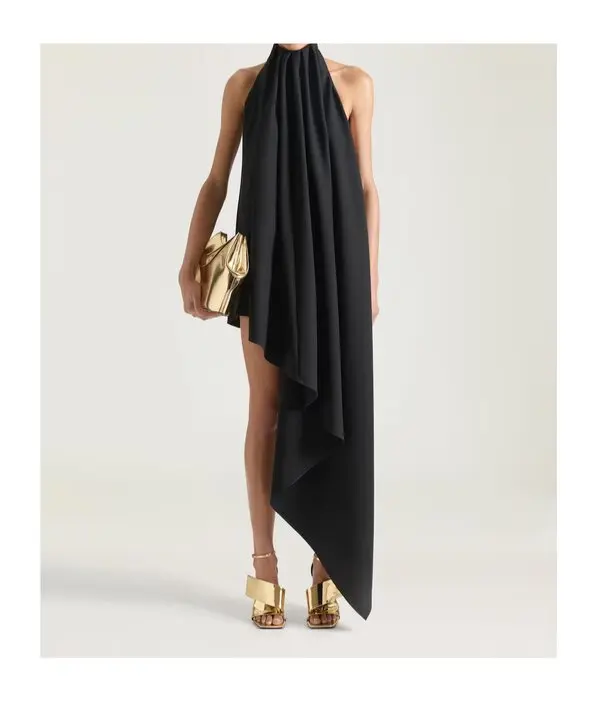 Givenchy Sliced Square Heeled Sandals In Mirror Effect Leather