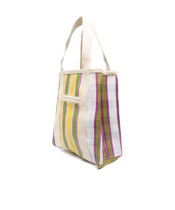 Isabel Marant Étoile Warden Striped Top Handle Bag