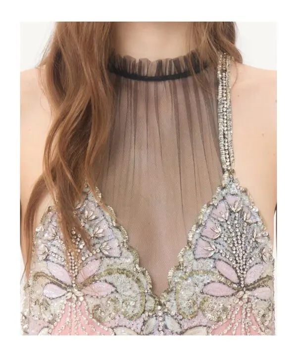Valentino Garavani Round Neck Sleeveless Dress