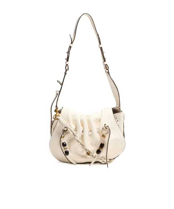 Isabel Marant Étoile Bolton Leather Shoulder Bag - Nude