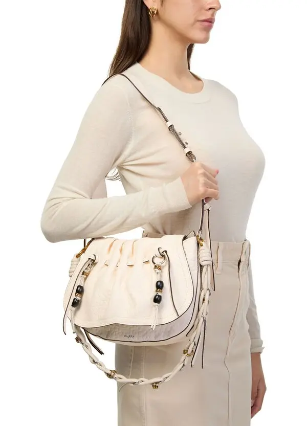 Isabel Marant Étoile Bolton Leather Shoulder Bag - Nude