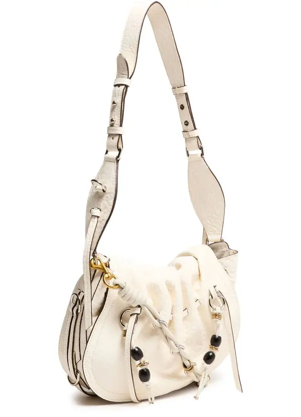 Isabel Marant Étoile Bolton Leather Shoulder Bag - Nude