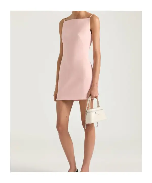 Givenchy Sliced Mini Dress In Crepe Cady