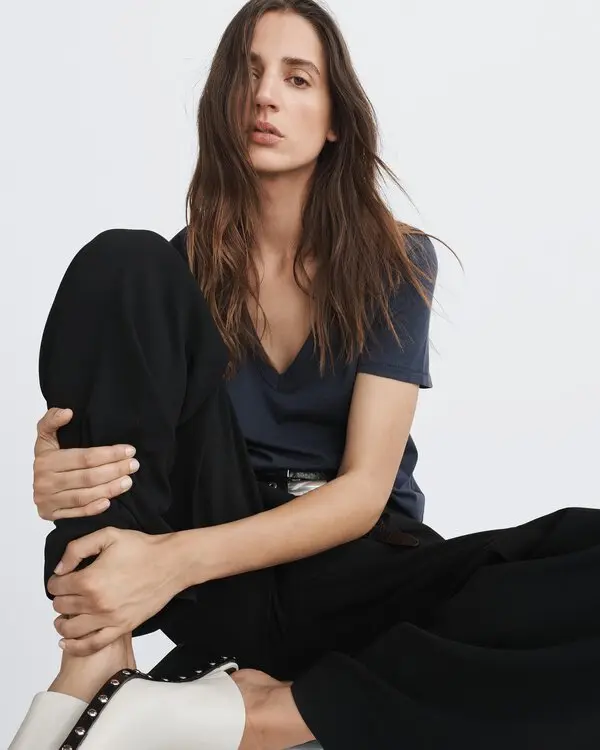 Rag & Bone Rag Bone The Slub Vee T-shirt