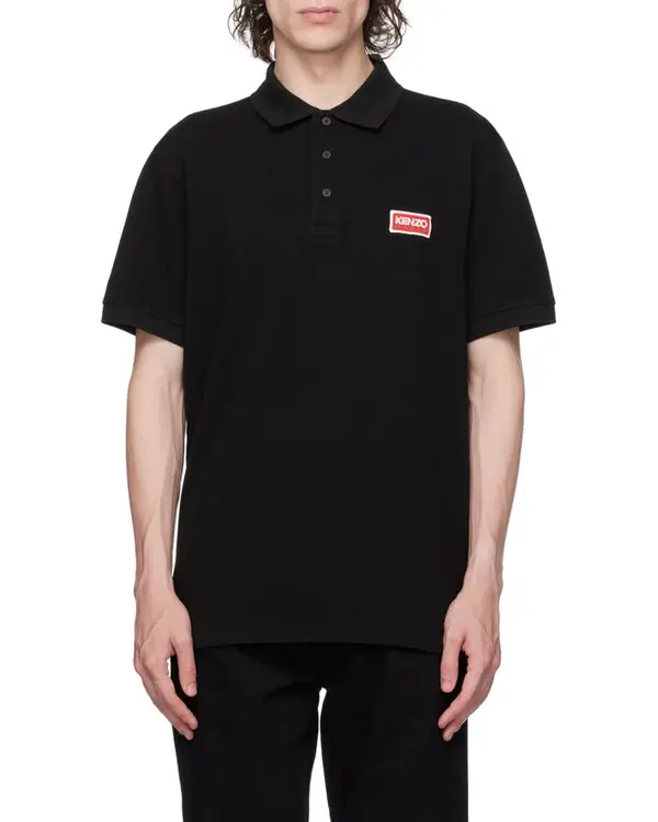 Kenzo Logo Embroidered Short-sleeved Polo Shirt