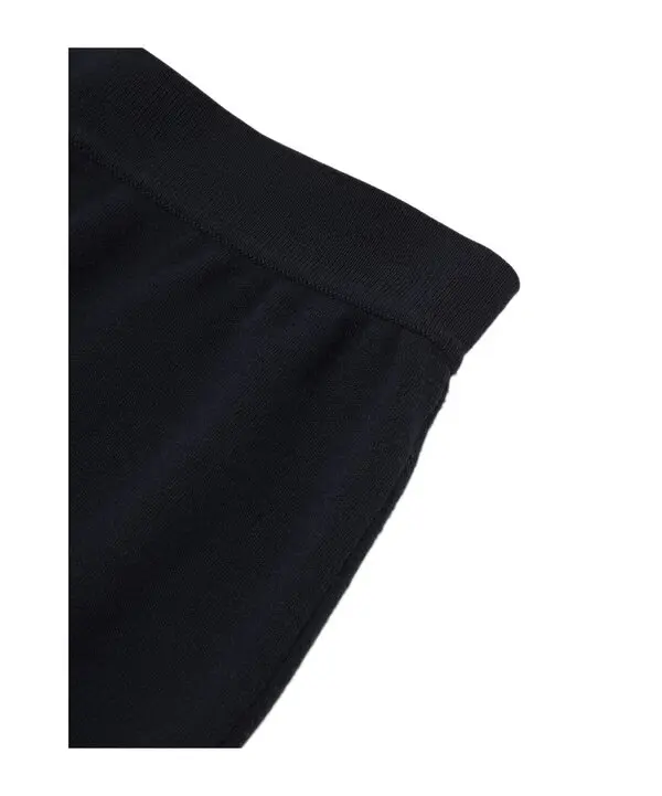 Loro Piana Wide Leg Rib-knit Pants