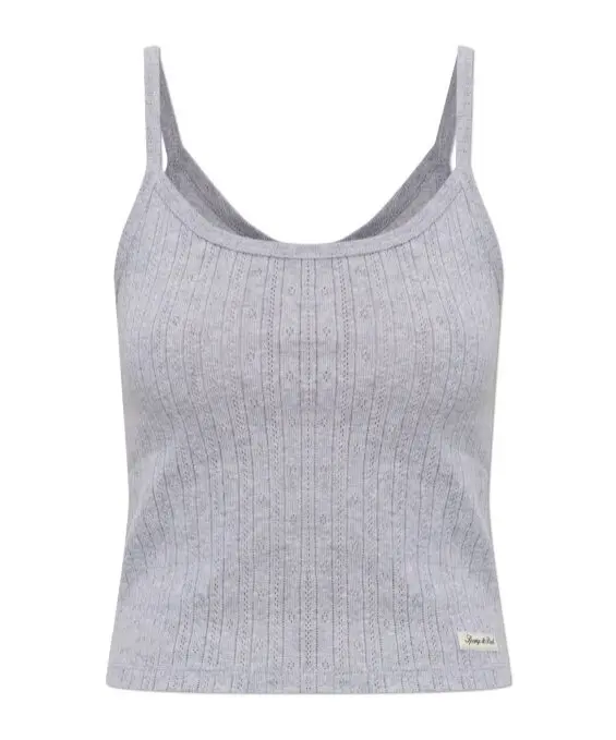 SPORTY  RICH Sleeveless Vest - Grey