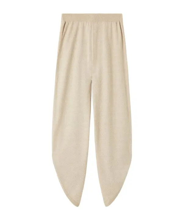 Loro Piana Asymmetrical Knitted Trousers