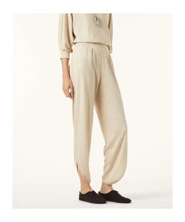 Loro Piana Asymmetrical Knitted Trousers