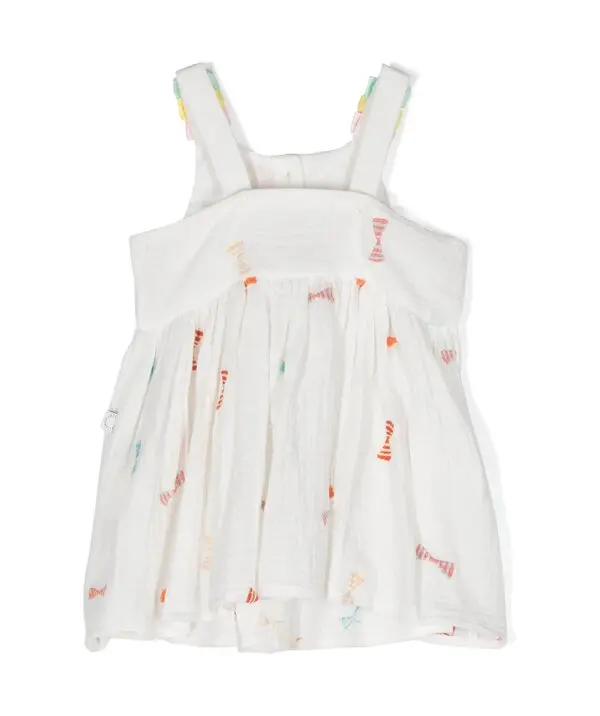 Stella McCartney Sleeveless Bow Print Dress