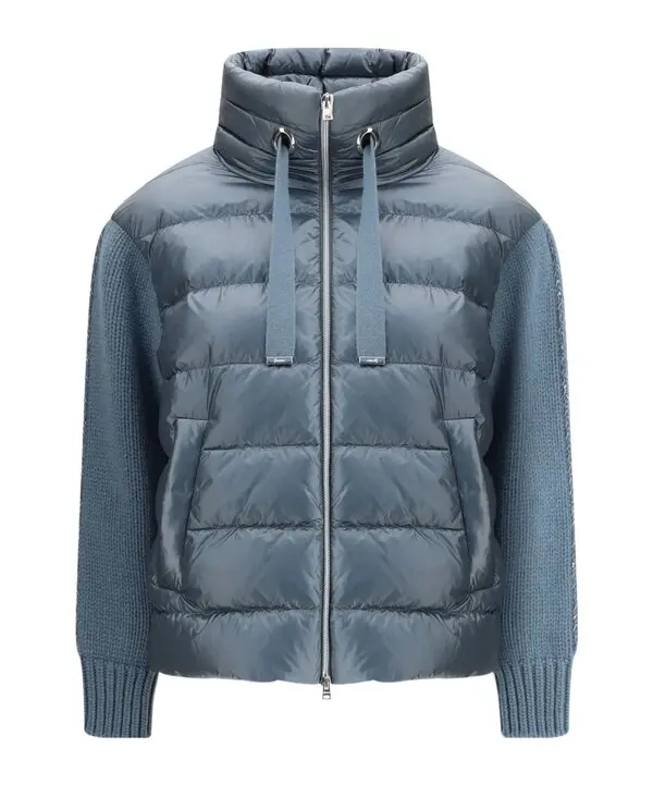 Herno Ultralight Knitted Resort Jacket - Blue
