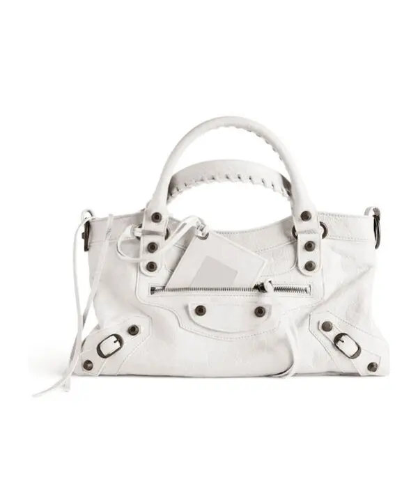 Balenciaga Le City First Handbag - White