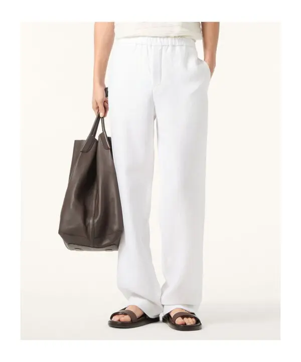 Loro Piana Elastic Waist Casual Pants