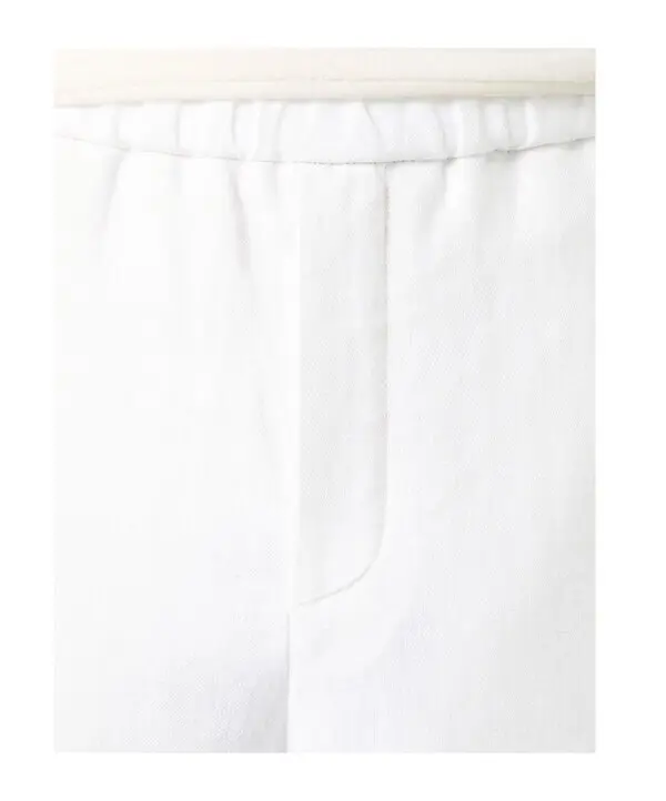 Loro Piana Elastic Waist Casual Pants