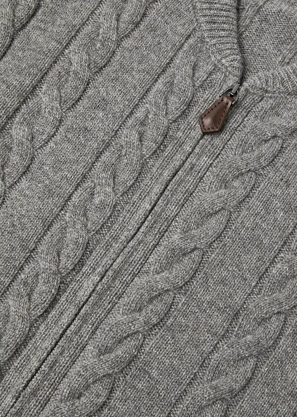 Loro Piana Cedar Bomber Cardigan