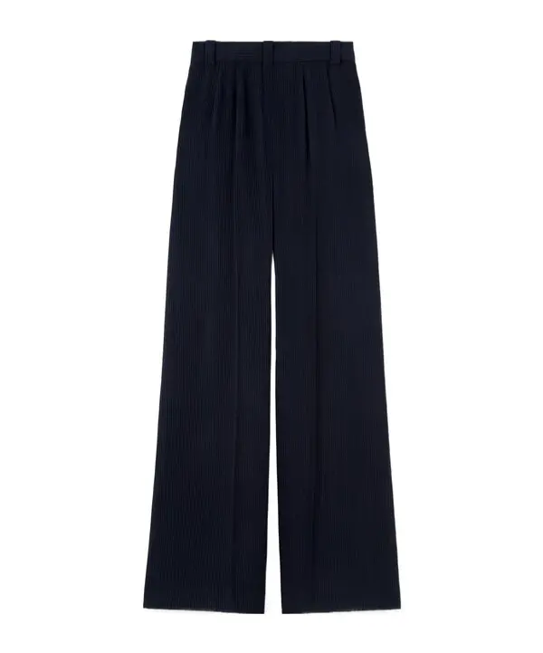 Loro Piana Stephen Pleated Wide-leg Trousers