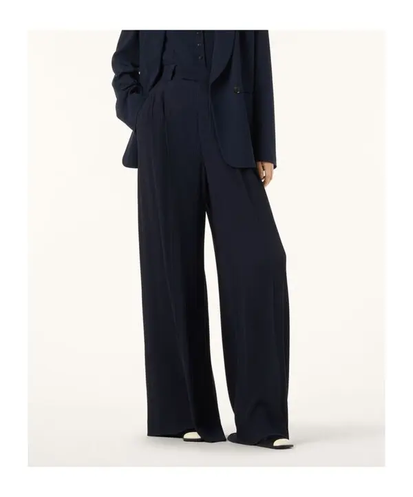 Loro Piana Stephen Pleated Wide-leg Trousers