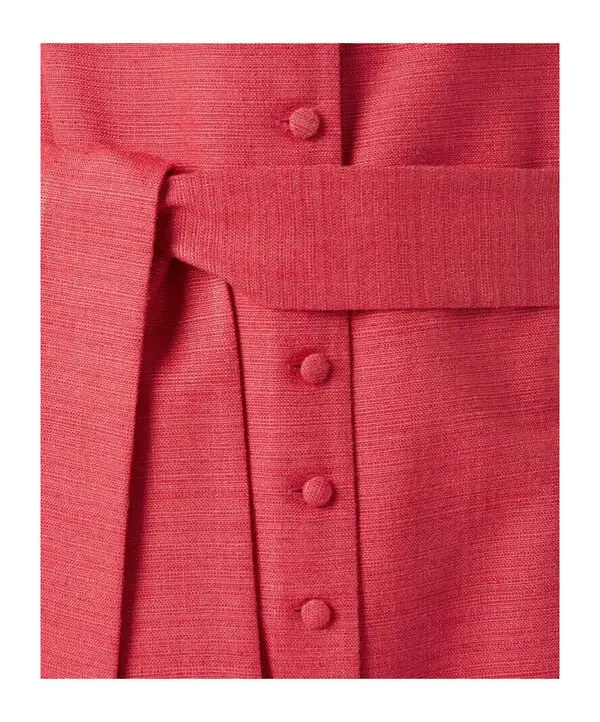 Loro Piana Sleeveless Belted Midi Dress