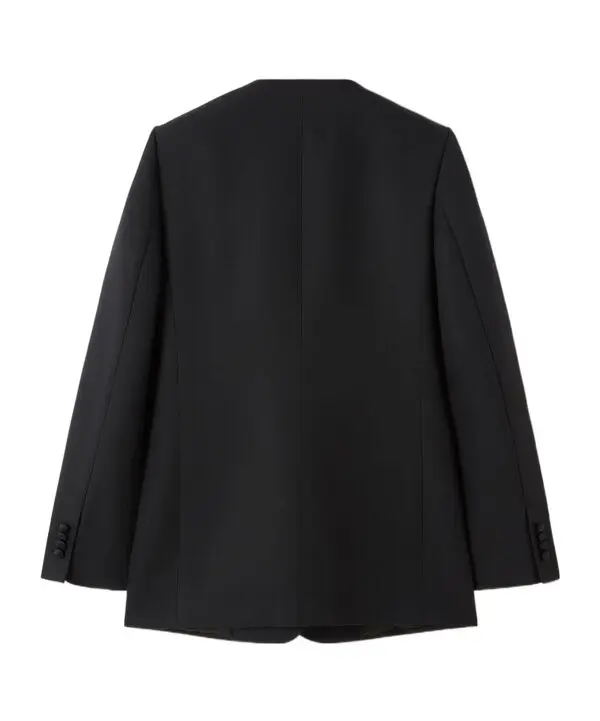 Loro Piana Lizzie Jacket With V-neck And Satin Inserts