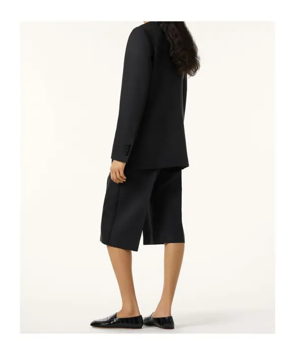 Loro Piana Lizzie Jacket With V-neck And Satin Inserts