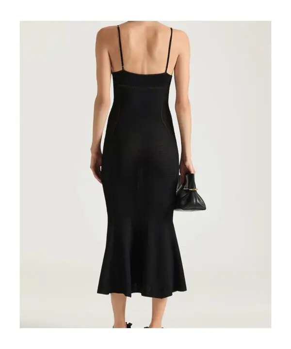 Givenchy Midi Dress In Openwork Knit