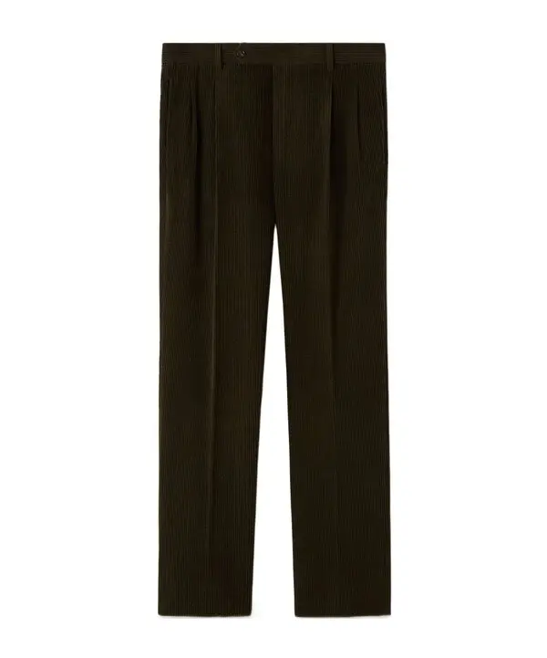 Loro Piana Morrison Corduroy Trousers - Green Leaf Paths