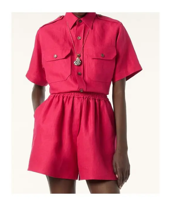 Loro Piana Neo Annalisa Short-sleeve Shirt