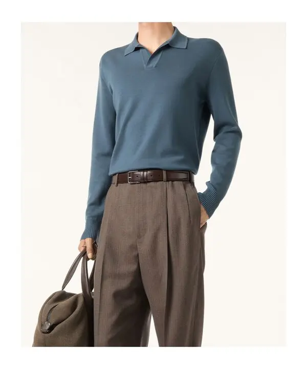 Loro Piana Buttonless Polo-shirt