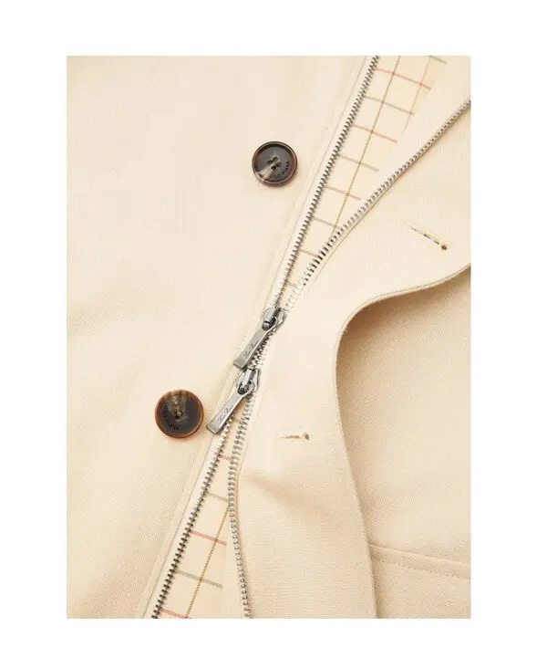 Loro Piana Roadster Jacket With Suede Trim