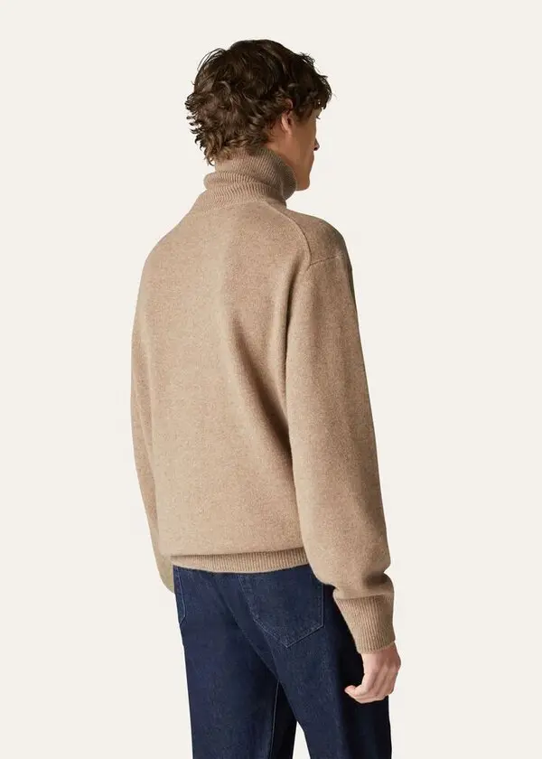 Loro Piana High Neck Cashmere Knitted Sweater