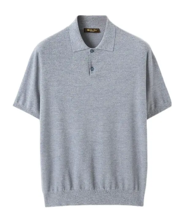 Loro Piana Tartana Polo Shirt - Bamboo Stalk