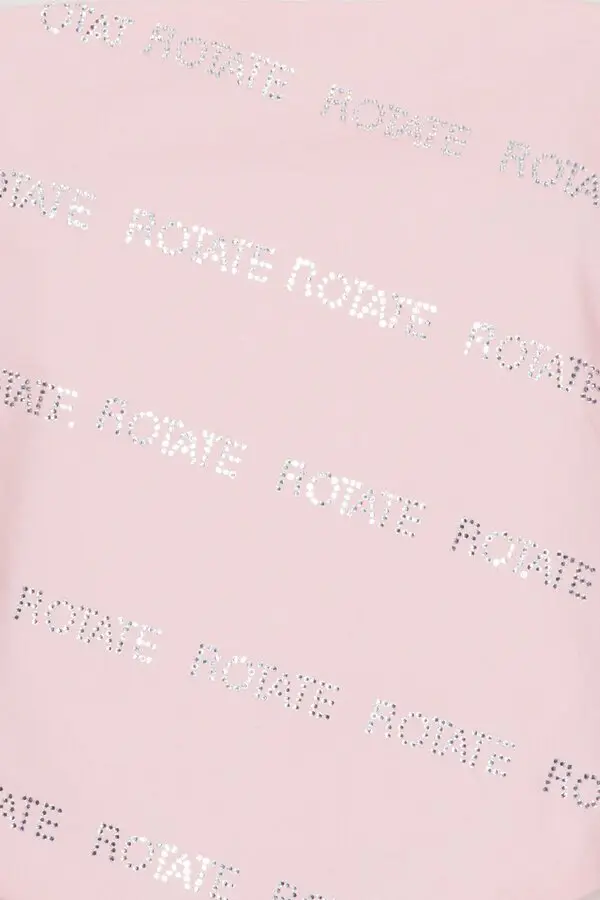 ROTATE BY BIRGER CHRISTENSEN Logo Embellished Bandana Top