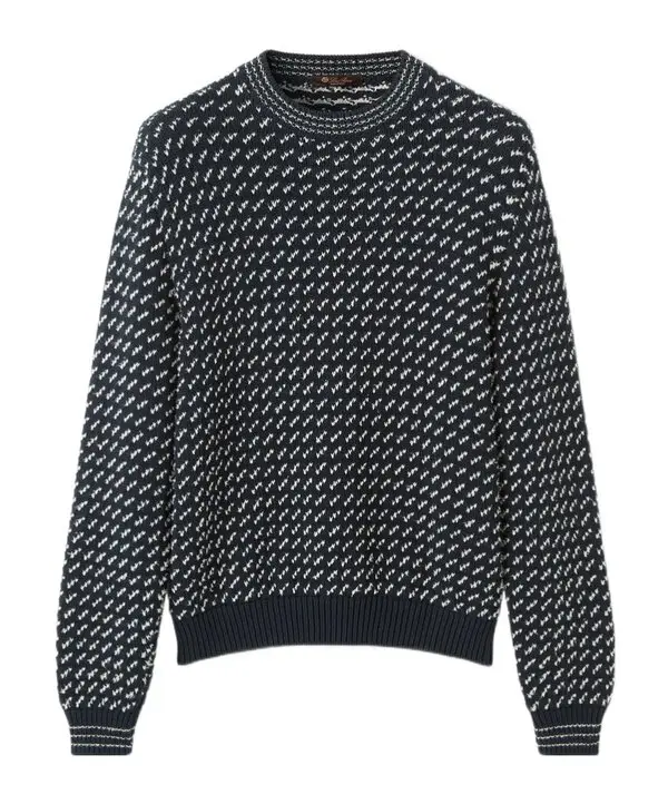 Loro Piana Yawl Crewneck - Navy Cloud Dream