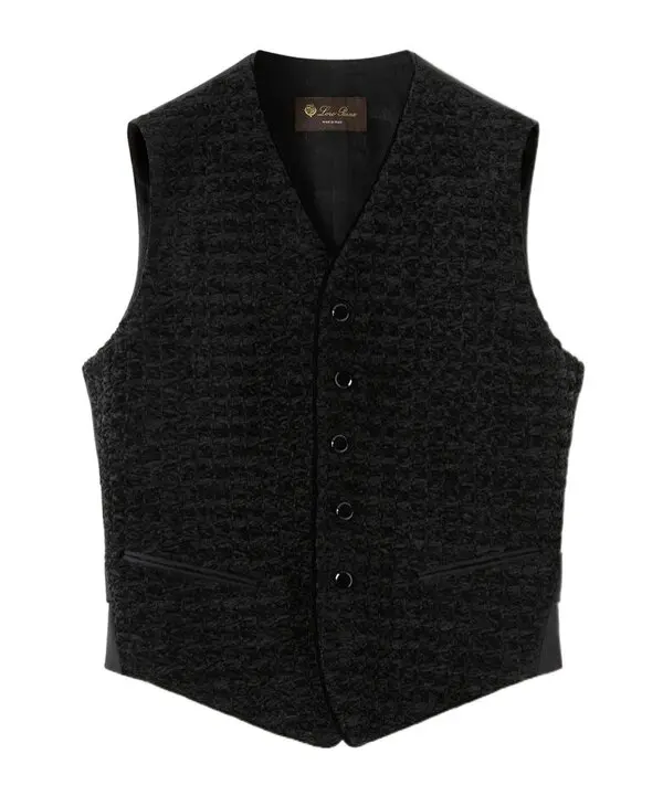 Loro Piana Harrington Vest - Black