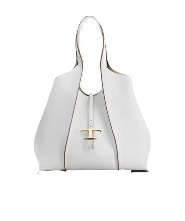 TOD'S Timeless Top Handle Shopping Bag - White