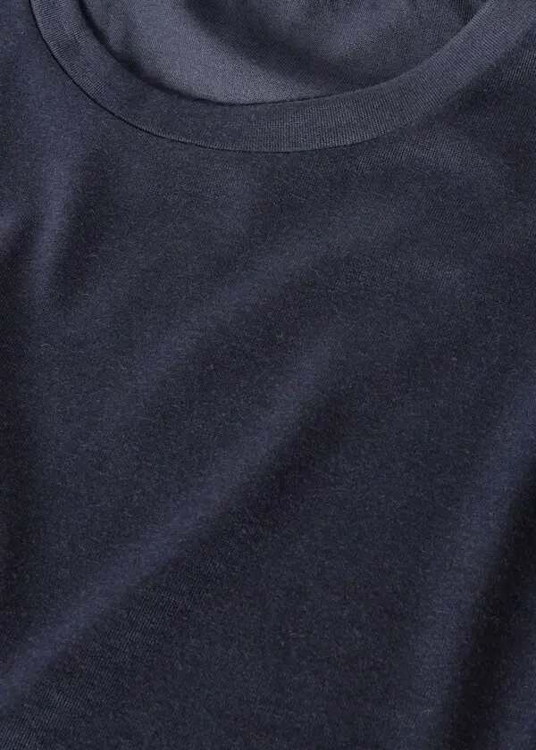 Loro Piana Short-sleeve Wool T-shirt