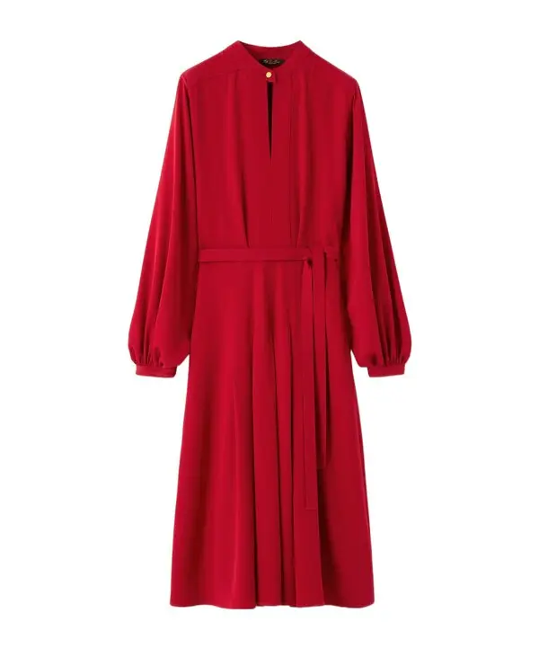 Loro Piana Haileen Dress - Candy Apple Red
