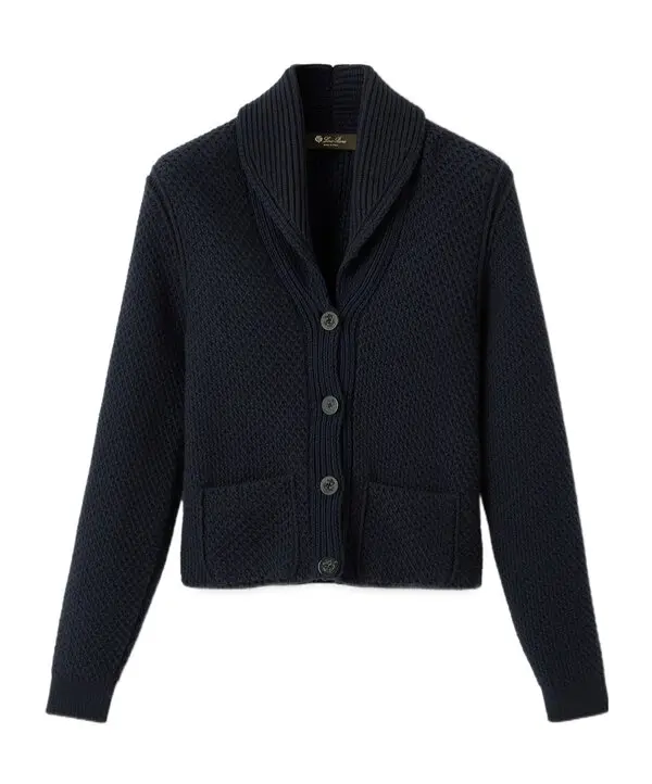 Loro Piana Ketch Cardigan - Navy Blue