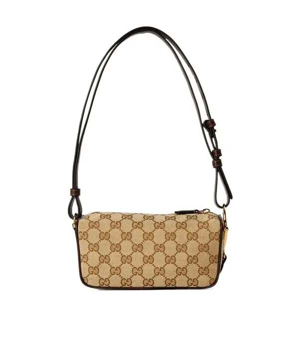 Gucci Monogram Mini Shoulder Bag - Beige