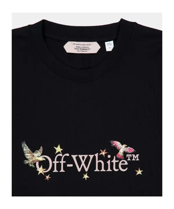 Off-White Logo Printed Crewneck T-shirt