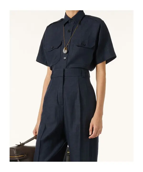 Loro Piana Neo Annalisa Short Sleeve Shirt