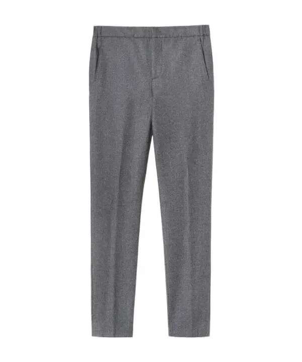 Loro Piana Wool Straight Casual Pants