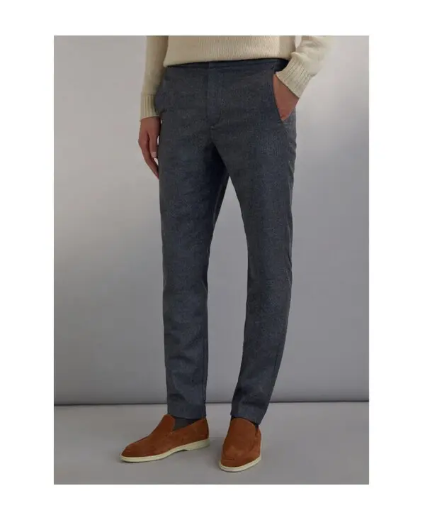 Loro Piana Wool Straight Casual Pants