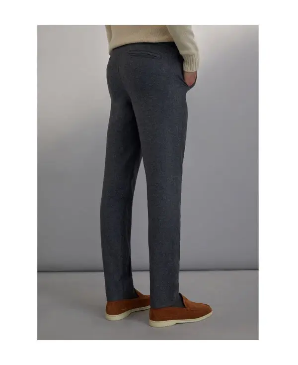 Loro Piana Wool Straight Casual Pants